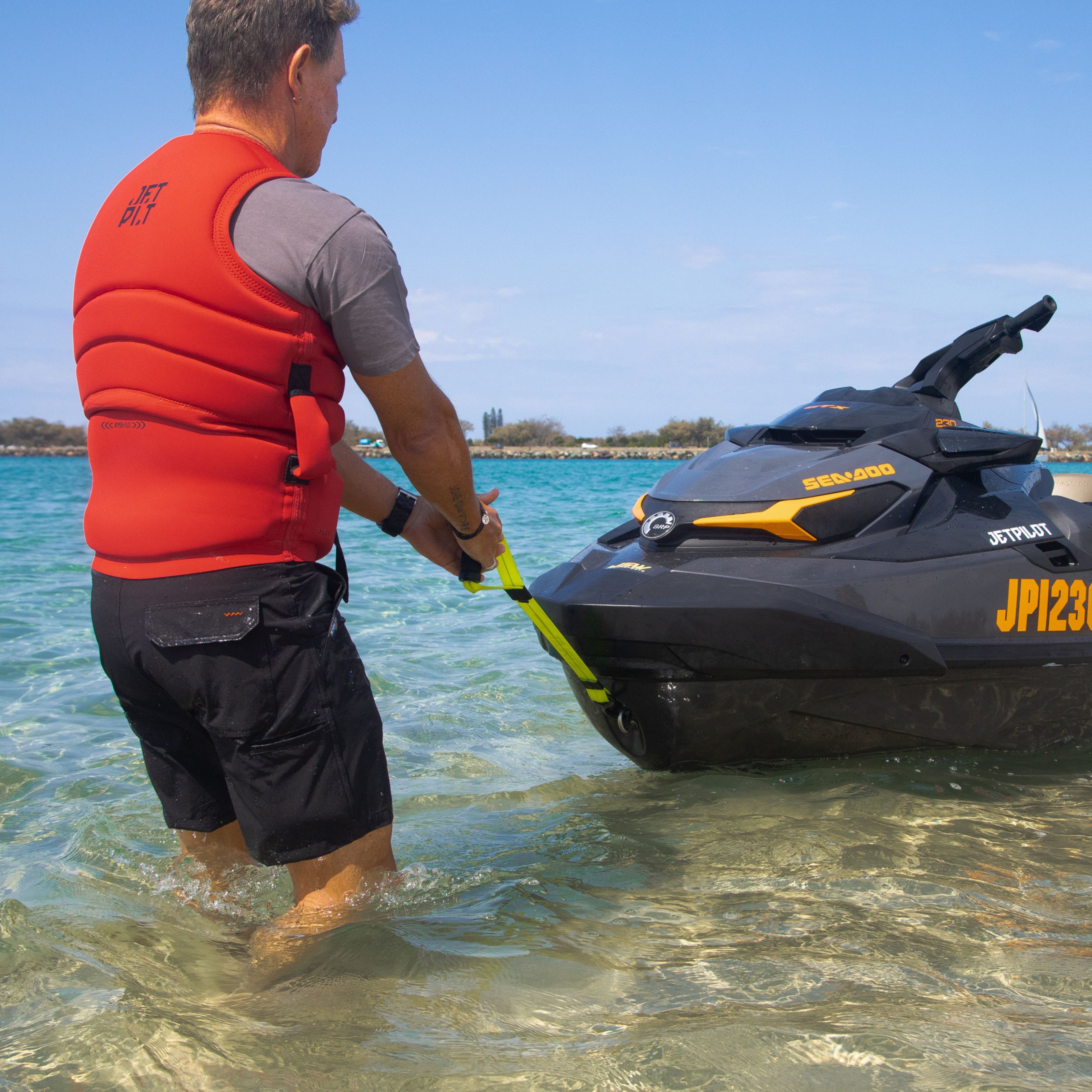 X Strong Arm Strap — Fluro Yellow — Watersports | Jetpilot