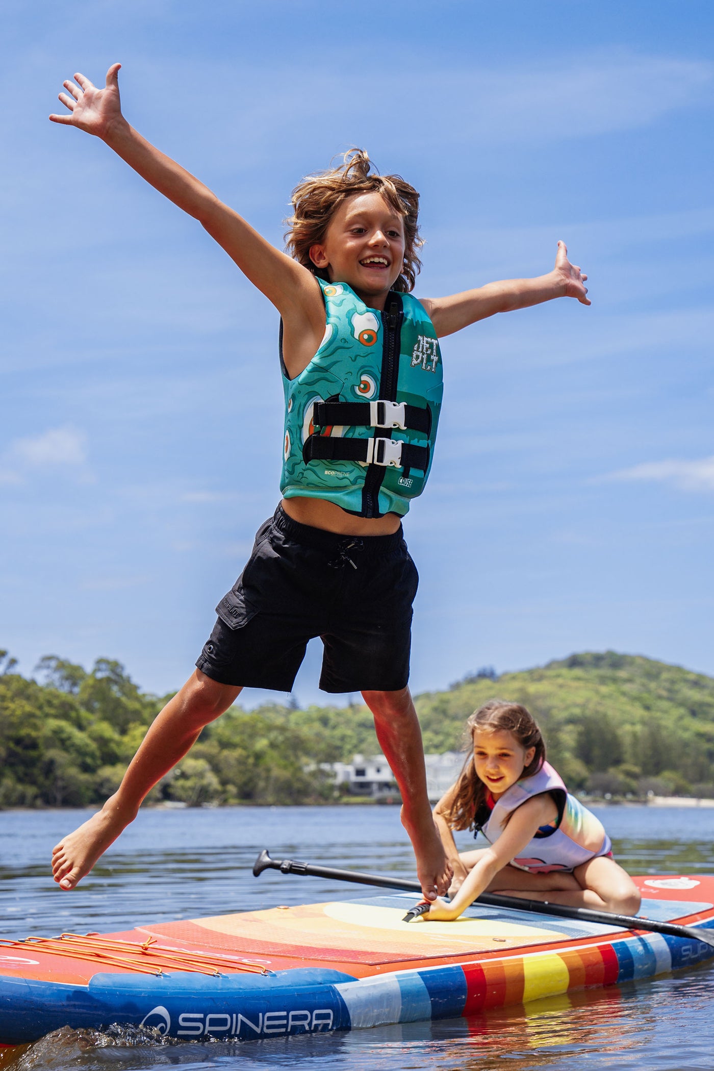 Cause Kids' Life Jacket Monster — Green | Jetpilot
