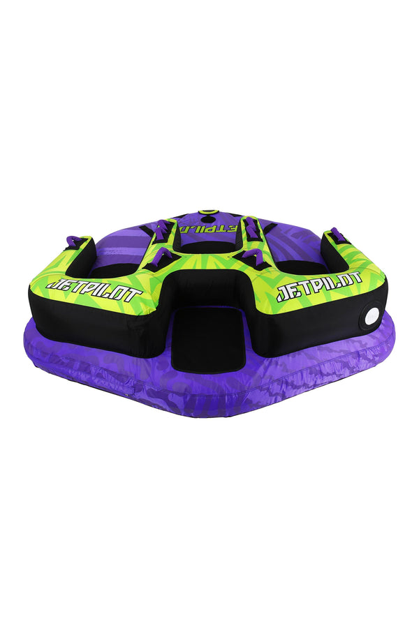 Freeride 4 Person Towable Tube — Purple Green | Jetpilot