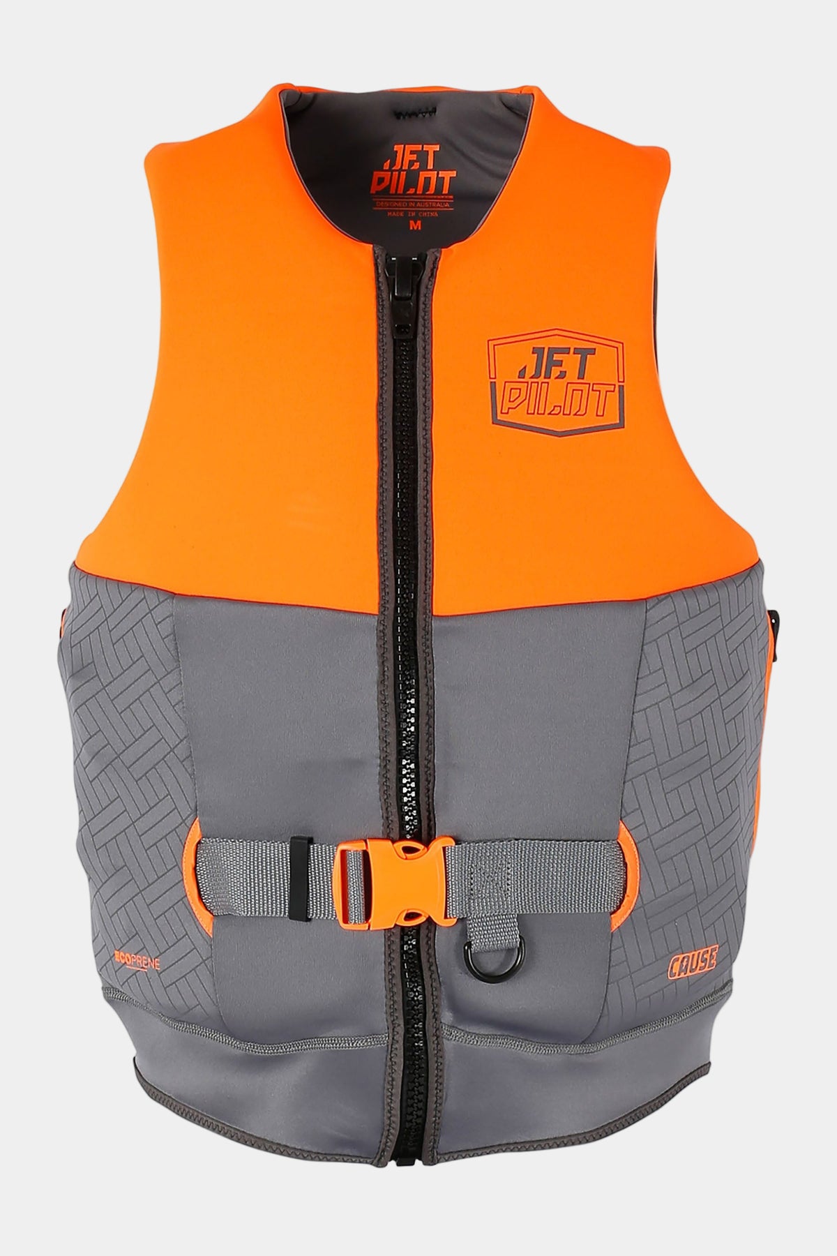 Jetpilot Cause Life Jacket - Charcoal/Orange L50