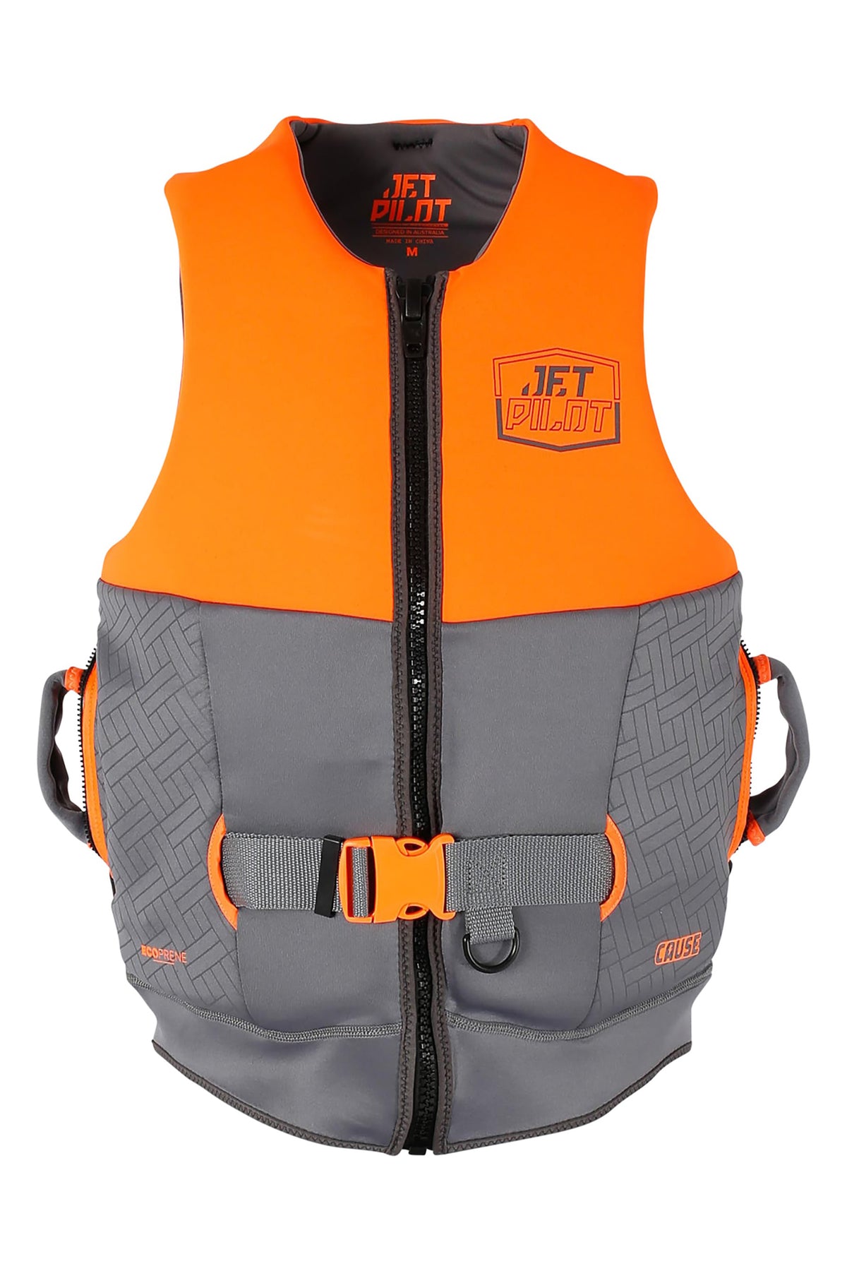 Jetpilot Cause Life Jacket - Charcoal/Orange L50