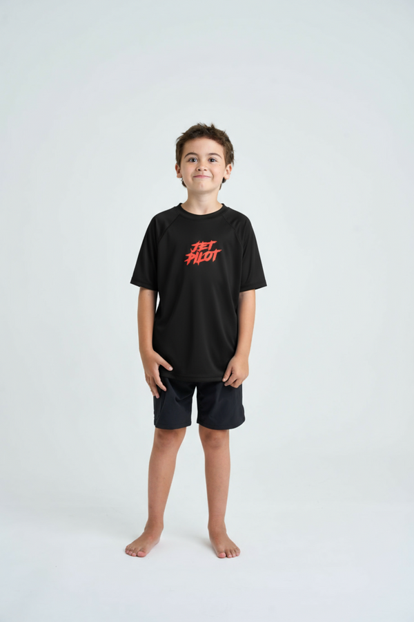 Jetpilot High Flyer Kids Tee - Black