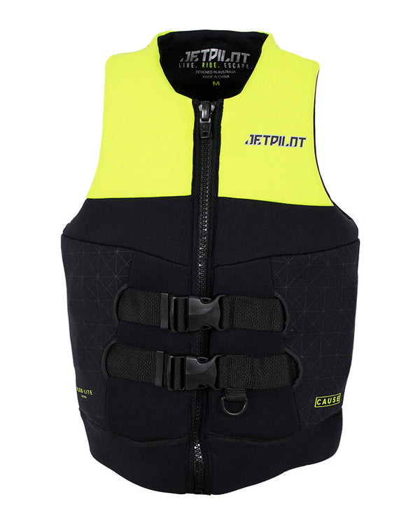 Jetpilot Cause Mens S-Grip Life Jacket - Yellow